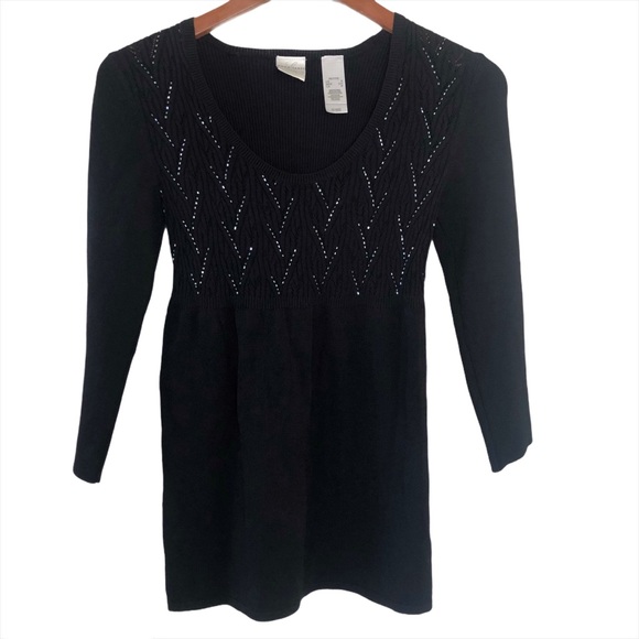 Emma James | Tops | Nwt Emma James Petite Beaded Tunic Top Small | Poshmark